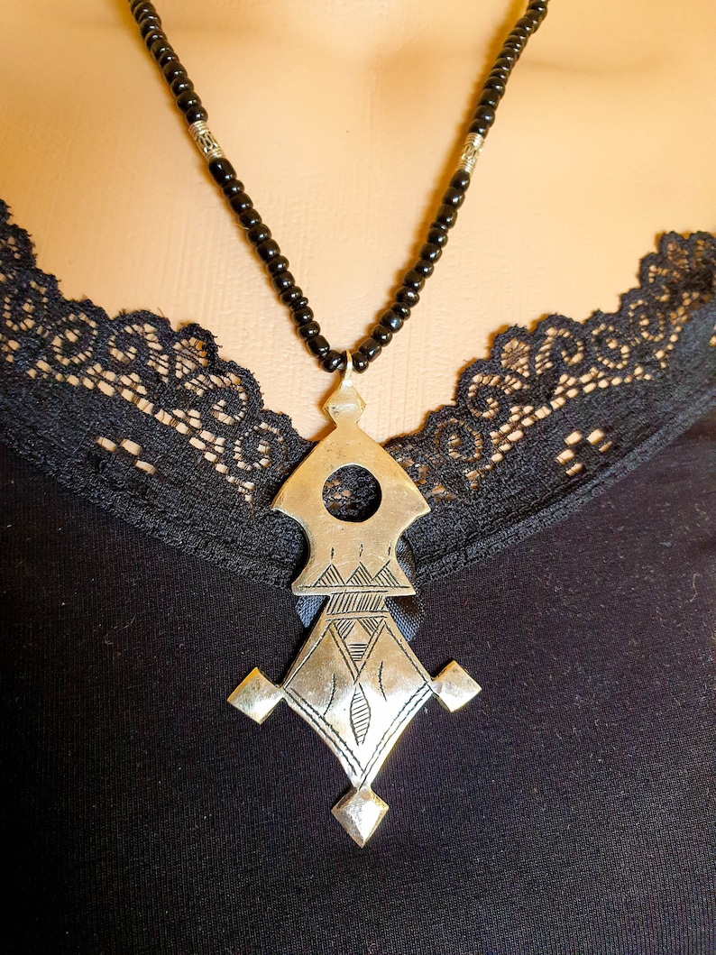 Handcrafted Tuareg Berber Tribal Women's Necklace Vintage Nomadic ...