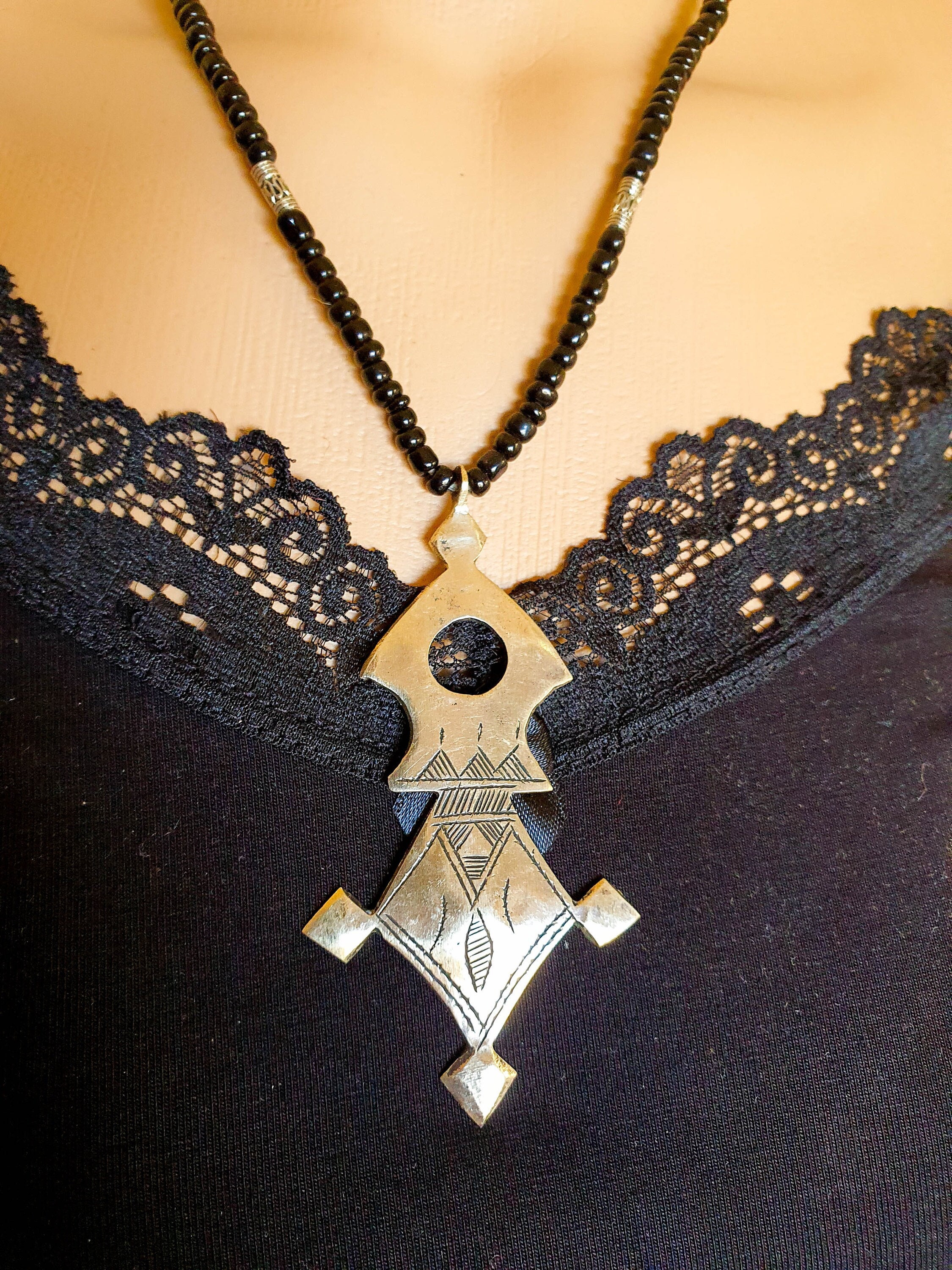 Handcrafted Tuareg Berber Tribal Women's Necklace Vintage Nomadic ...