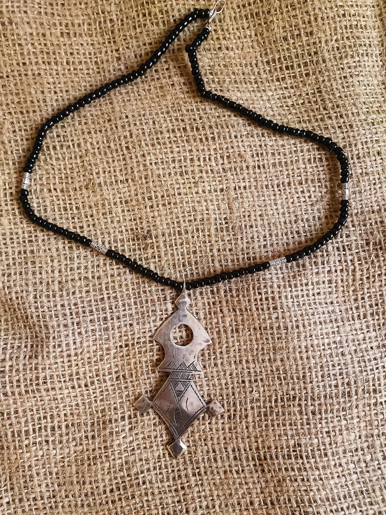 Handcrafted Tuareg Berber Tribal Women's Necklace Vintage Nomadic ...