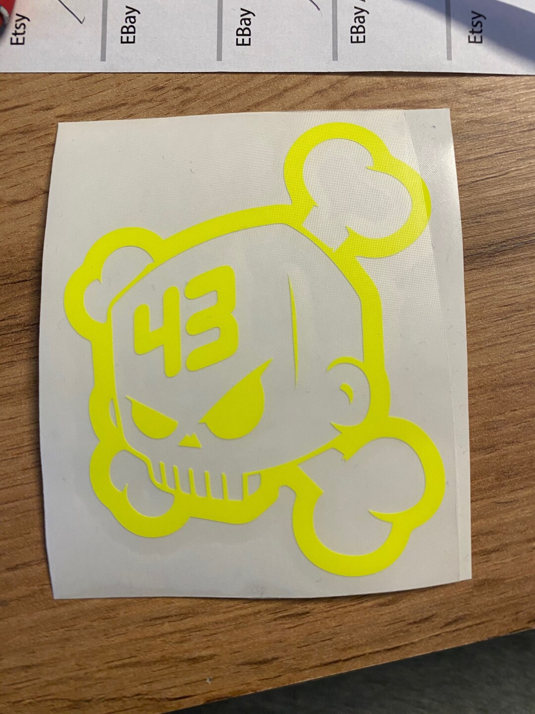 Ken Block Sticker Neon Yellow Head - Etsy