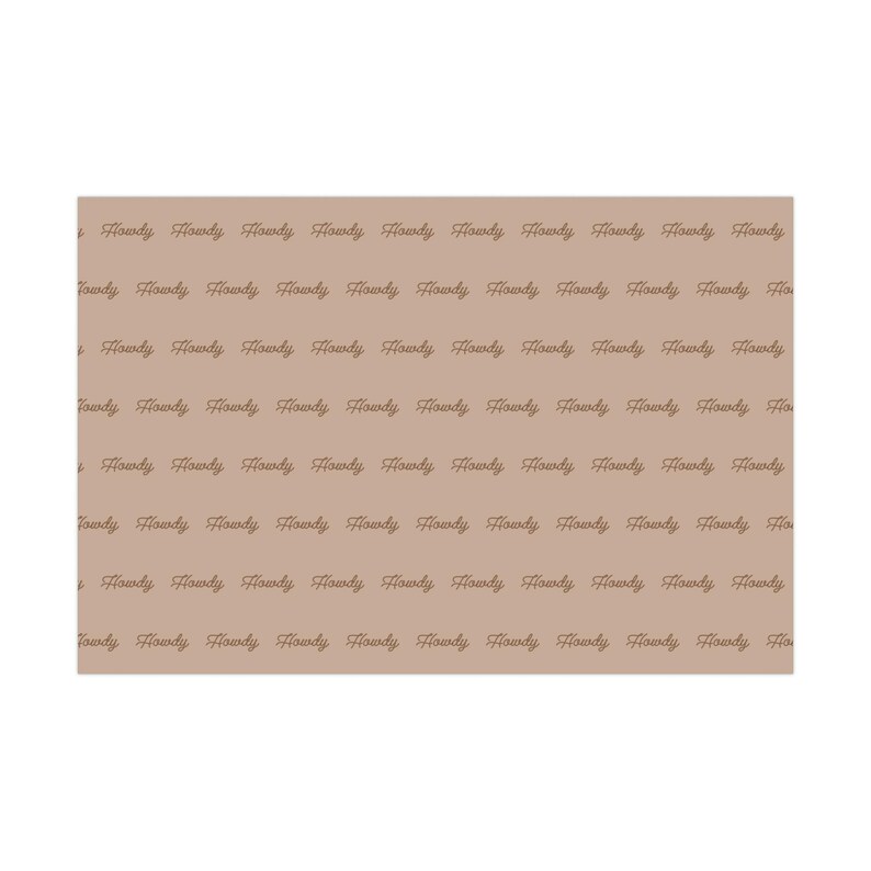Howdy Wrapping Papers Luxury Rope Font Gift Wrap - Etsy