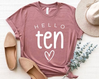 Tenth Birthday Shirt | Etsy