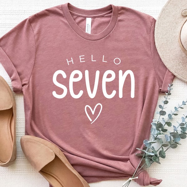 7th Birthday Shirt - Etsy