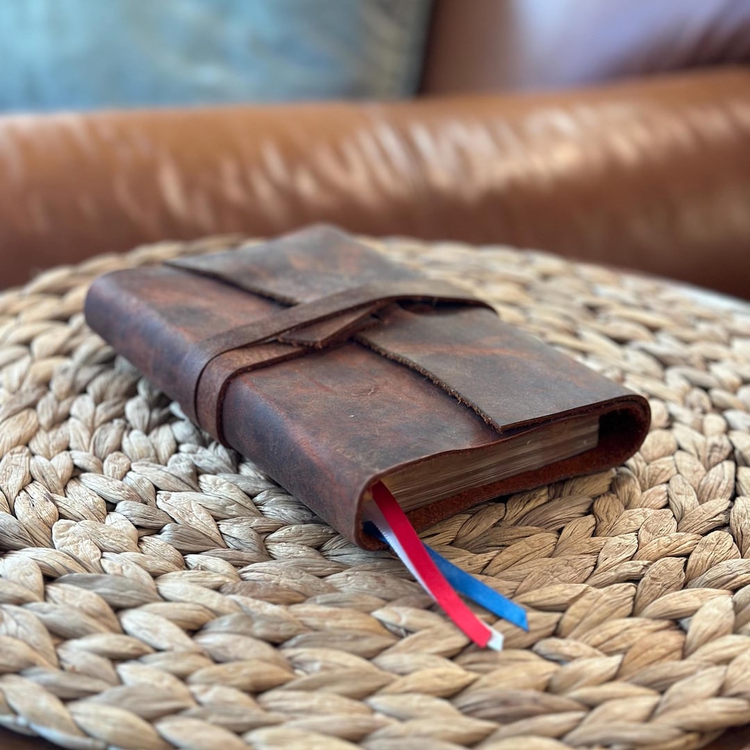 Compact CSB Bible for Marines With Genuine American Bison Leather ...