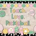 Retro Pickleball Back to School Bulletin Board Kit, Classroom Door ...