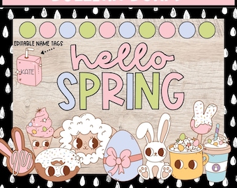 Retro Halloween Bulletin Board Printable Fall Classroom - Etsy