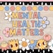 Retro Mental Health Matters Bulletin Board Decor (digital Download) - Etsy