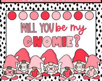 Valentine's Day Bulletin Board, Classroom Décor, Gnomes Bulletin Board ...