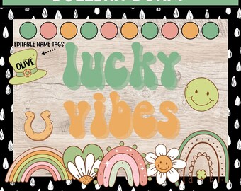 St. Patrick's Day Bulletin Board, Printable St. Patty's Day Classroom ...