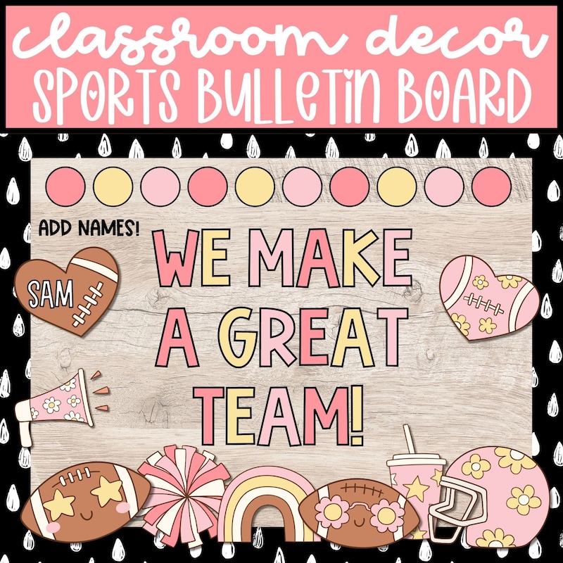 Sports Bulletin Board Ideas - Etsy