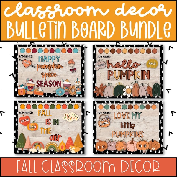 Fall Bulletin Boards - Etsy