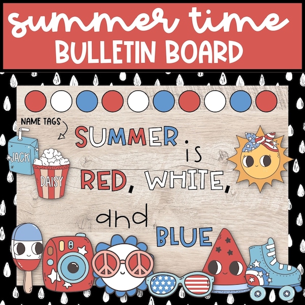 Fourth of July Bulletin Boards - Etsy