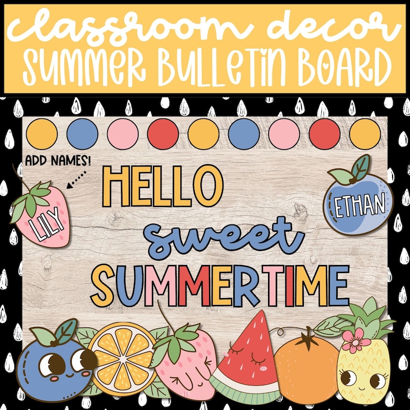 Summer Classroom Decor - Etsy