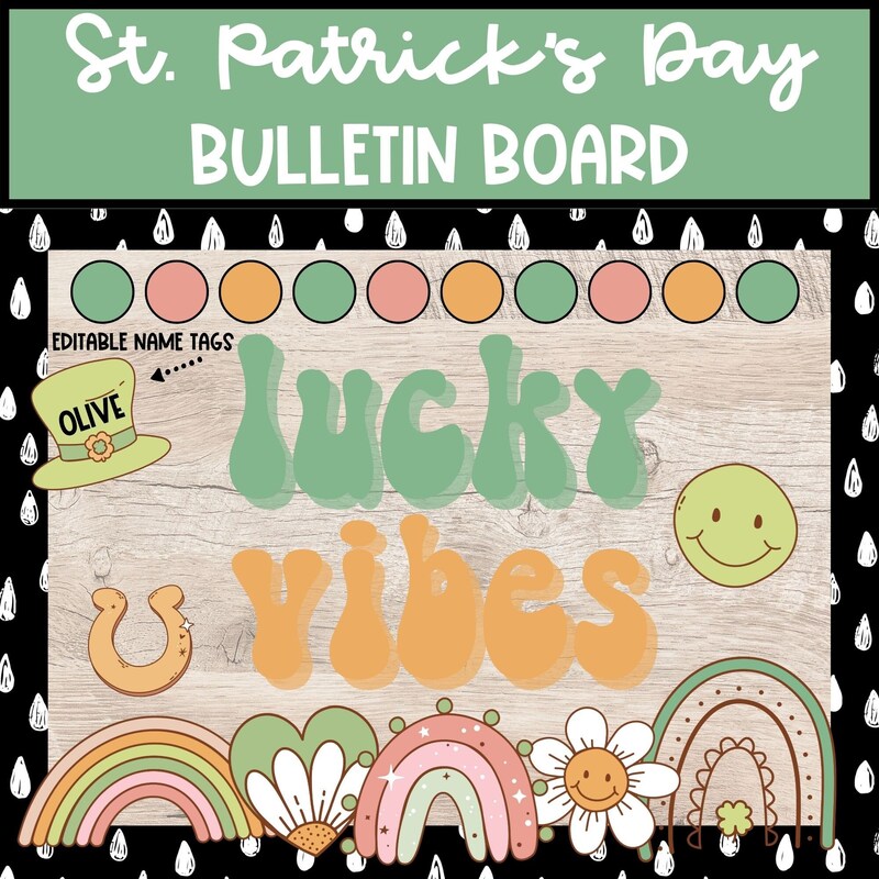 St Patricks Bulletin - Etsy