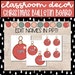 Retro Christmas Bulletin Board for Classroom or Winter Door Decor ...