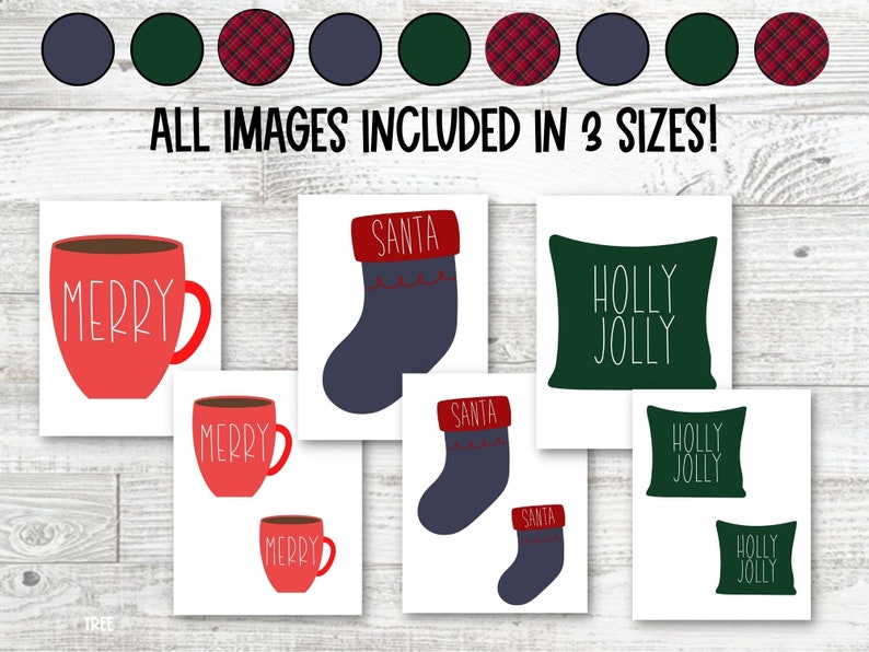 Farmhouse Christmas Bulletin Board, DIY Bulletin Board Kit for Teachers ...