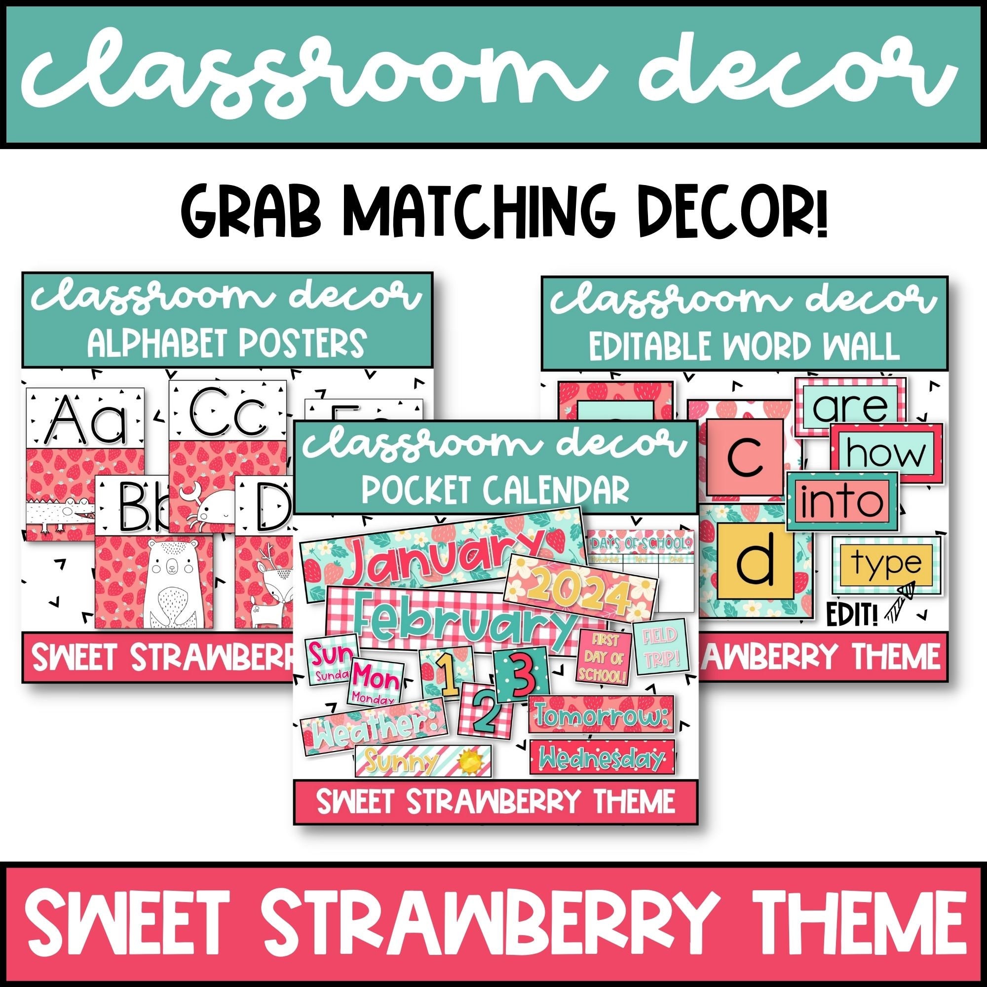 Back to School Bulletin Board Our Class is Berry Sweet - Etsy