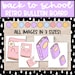 Back to School Reading Bulletin Board, Retro Library Bulletin Board for ...