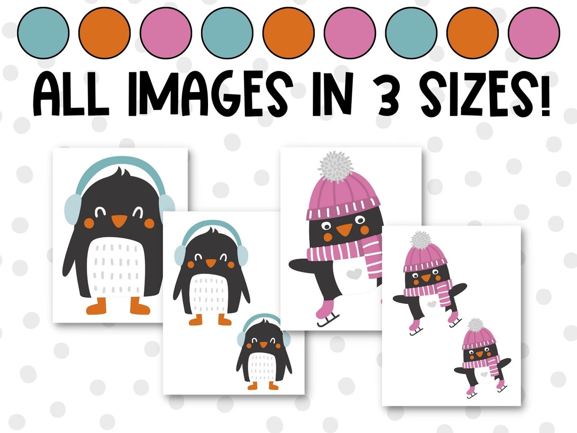 Penguin Winter Bulletin Board for Classroom or Winter Door - Etsy