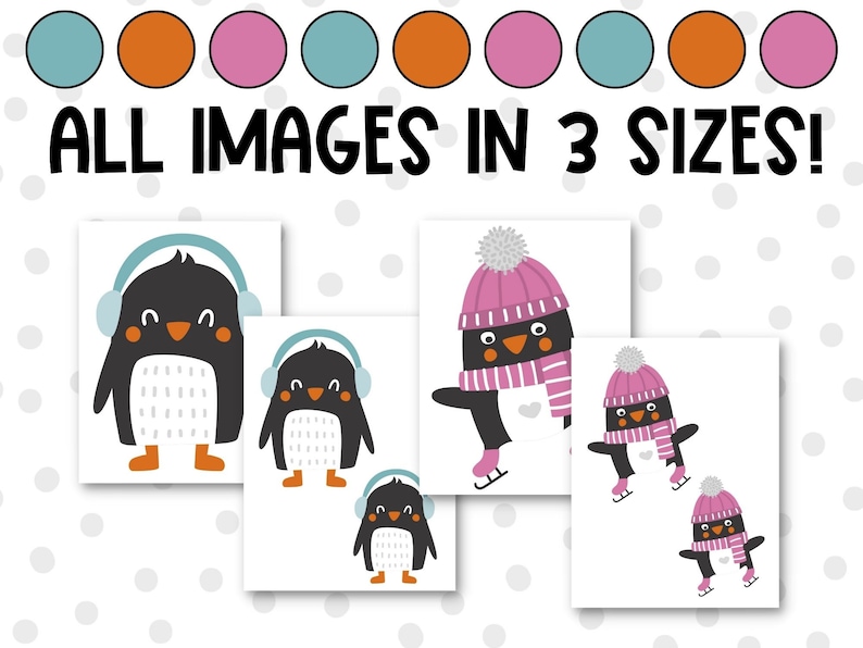 Penguin Winter Bulletin Board for Classroom or Winter Door - Etsy