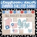 Retro Summer Camper Bulletin Board Kit, May June July Bulletin Board ...