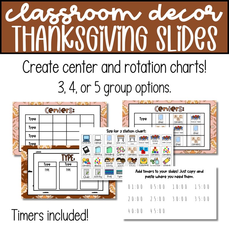 Thanksgiving Classroom Slides, Daily Templates for Google Slides ...