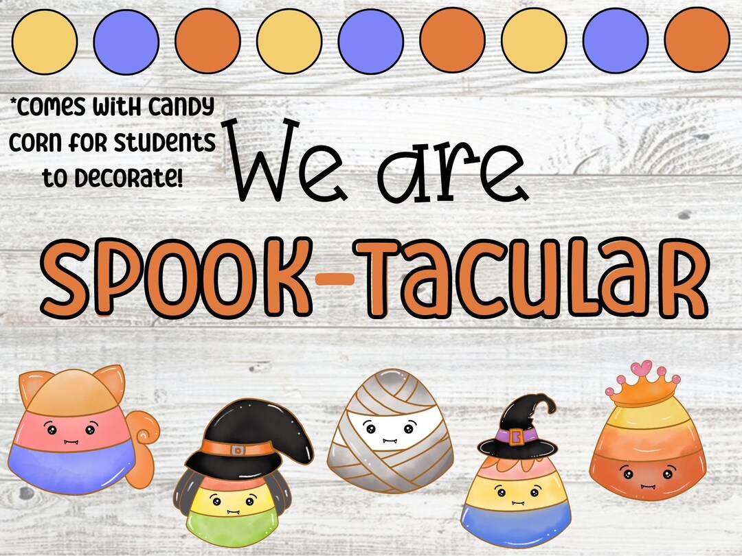 Halloween Bulletin Board, DIY Bulletin Board Kit, Fall Bulletin Board ...