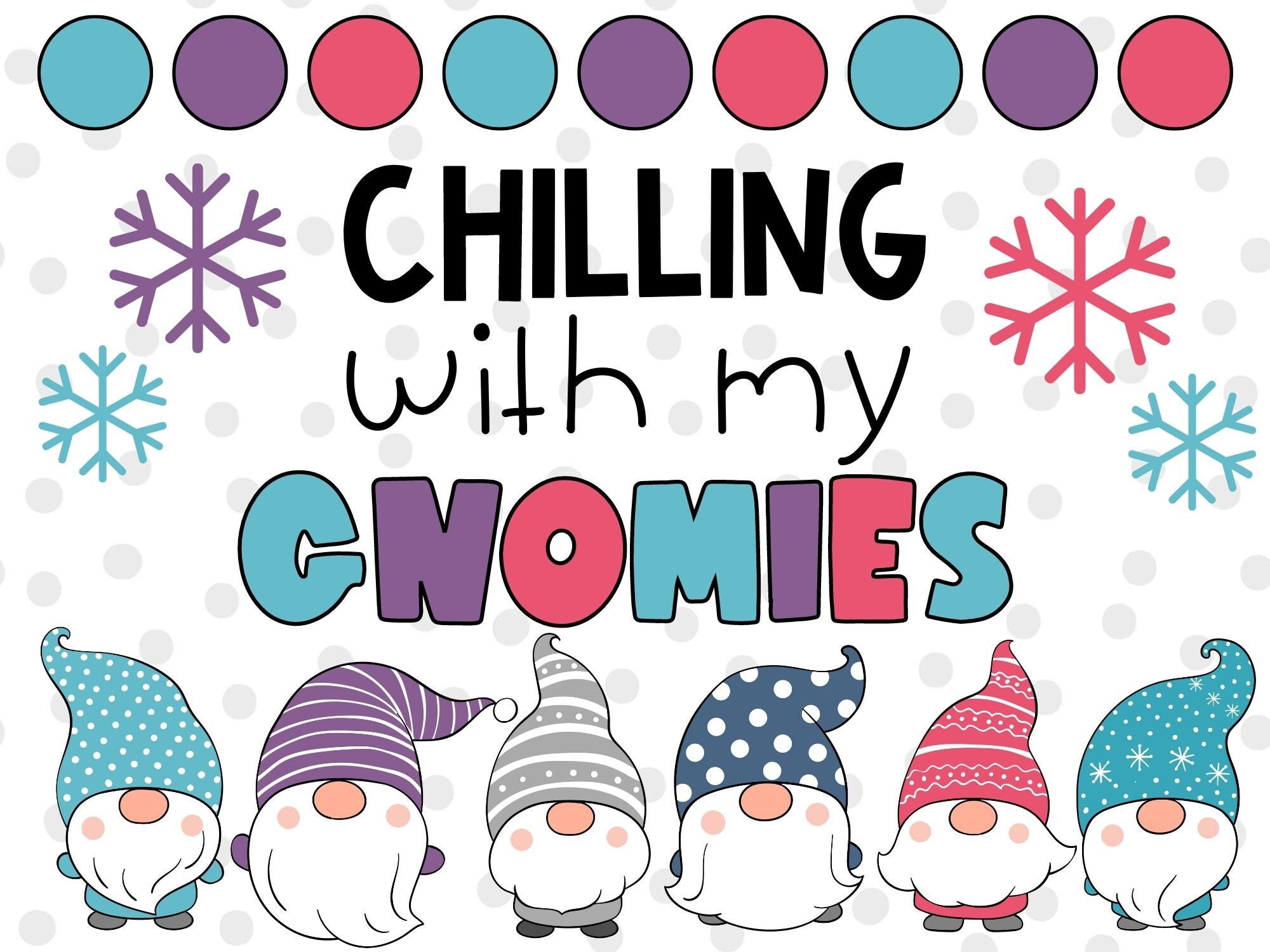 Winter Bulletin Board for Elementary Classroom, Gnomes Bulletin Board ...
