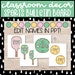 Retro Pickleball Back to School Bulletin Board Kit, Classroom Door ...