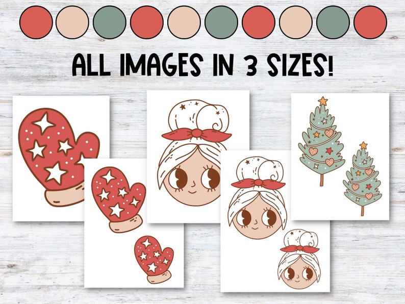 Retro Christmas Bulletin Board for Classroom Hallway or - Etsy Canada