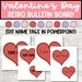 DIY Retro Valentine's Day Bulletin Board With Editable Name Tags, Boho ...