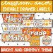 Editable Desk Name Tags for Retro Classroom Decor, DIY Classroom Decor ...