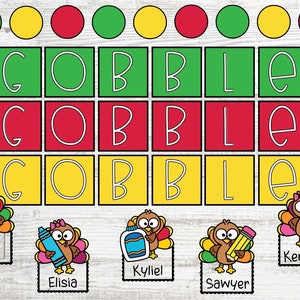 Cute Thanksgiving Turkey Bulletin Board for Elementary Classroom With ...
