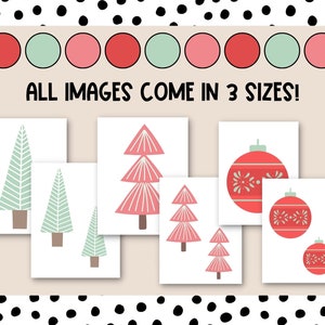 Christmas Trees Bulletin Board for Elementary Classroom, Hallway, or ...