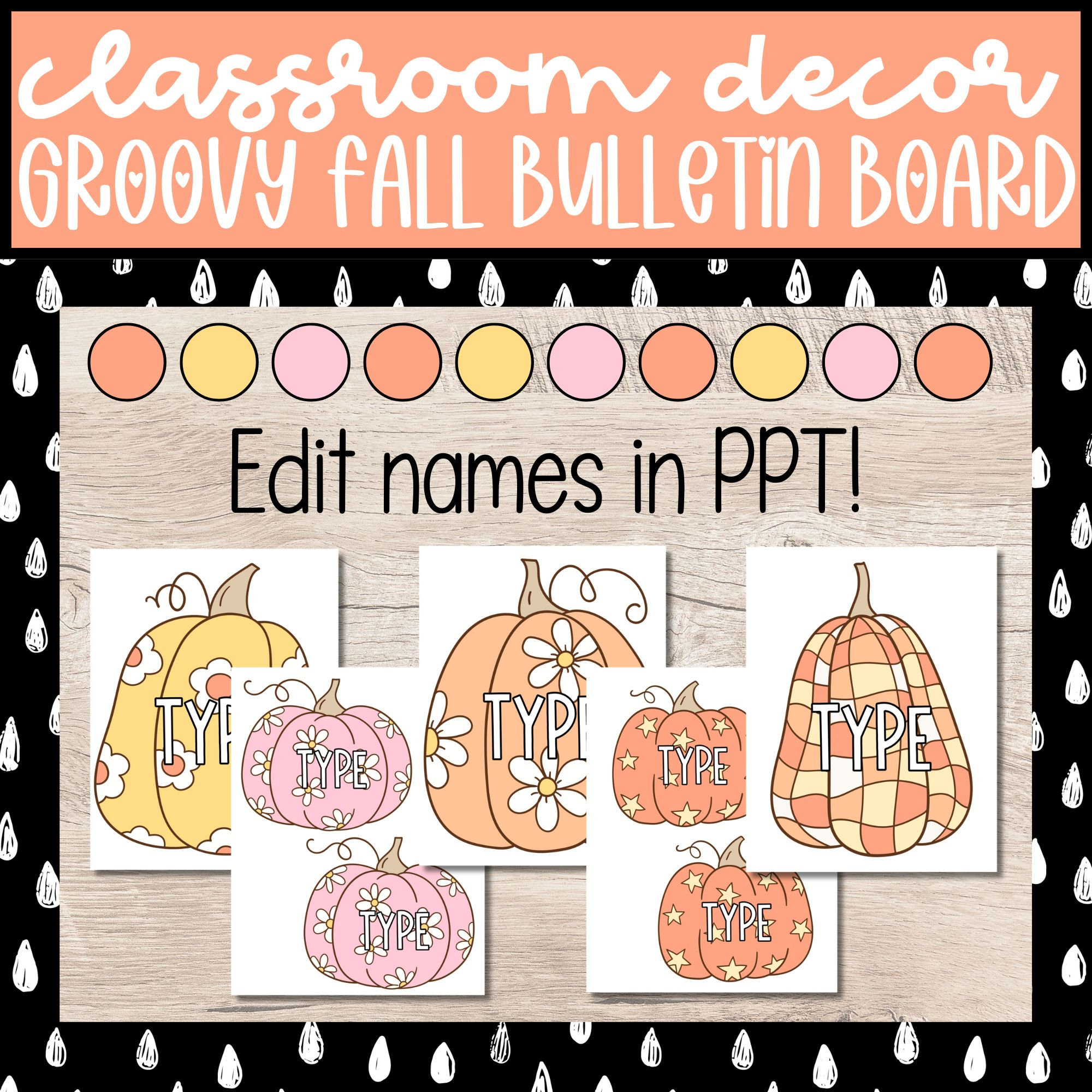 Fall Classroom Decorations Autumn Bulletin Board Set - Fall Classroom ...