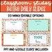 Retro Daily Slides for Classroom, Editable Google and Powerpoint Slide ...