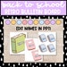 Back to School Reading Bulletin Board, Retro Library Bulletin Board for ...