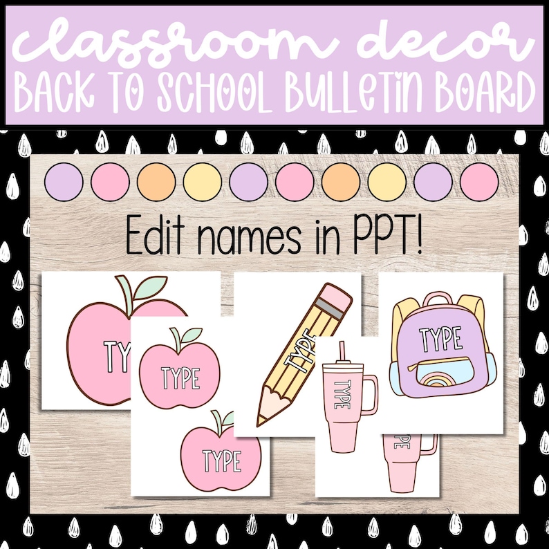 Yay You're Here Back to School Bulletin Board, Classroom Door Decor ...