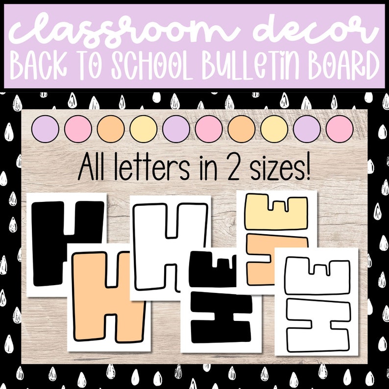 Yay You're Here Back to School Bulletin Board, Classroom Door Decor ...