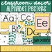 Alphabet Posters for Classroom, DIY Classroom Posters, Lemon Farmhouse ...