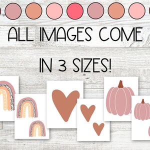 Boho Thanksgiving Bulletin Board With Rainbows and Pumpkins, DIY ...