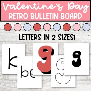 Retro Groovy Valentine's Day Bulletin Board, Groovy Classroom Decor ...