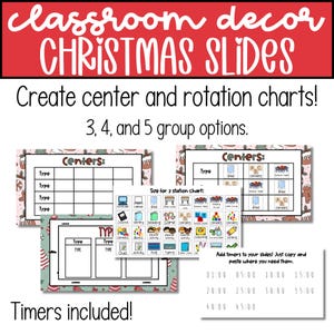 Retro Christmas Daily Slides Templates for Google Slides and Powerpoint ...