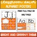 Retro Alphabet Posters for Classroom, DIY Classroom Decor, Retro Bright ...