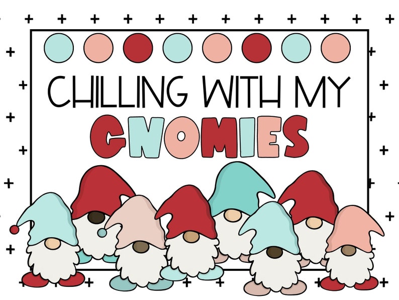 Winter Bulletin Board for Elementary Classroom Gnomes - Etsy