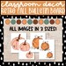 Retro Fall Bulletin Board With Pumpkins, September October Door Decor ...