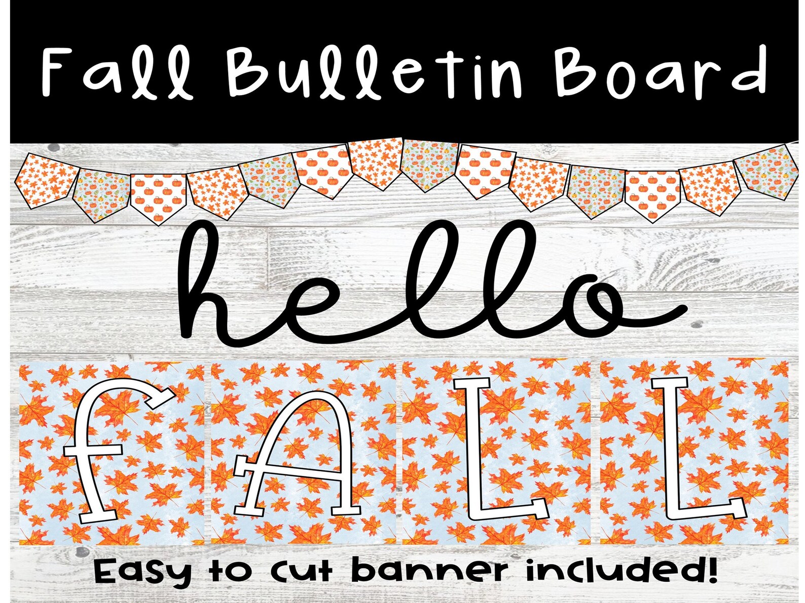 Fall Classroom Bulletin Board DIY Bulletin Board Classroom - Etsy
