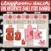 Retro Valentine's Day Bulletin Board Kit, February Door Decor Printable ...