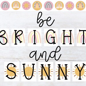 DIY Sunshine Bulletin Board, Spring and Summer Bulletin Board Kit ...