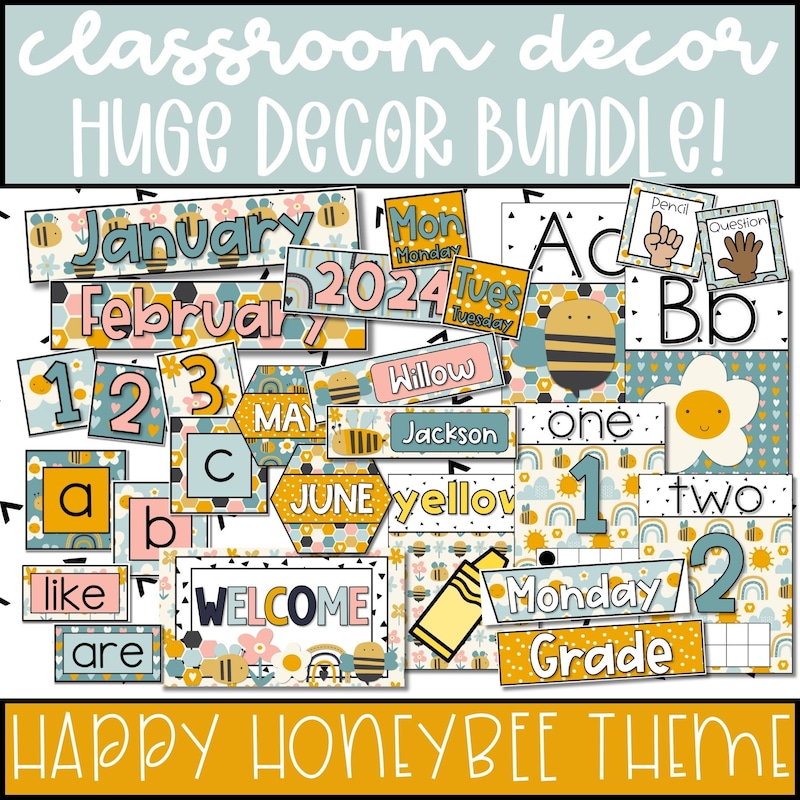 Classroom Decor Bundle - Etsy